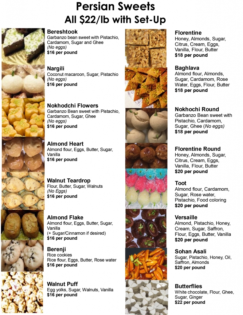 Persian Cookies - C'est Si Bon Bakery