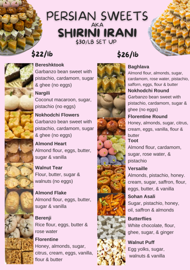 Persian Cookies - C'est Si Bon Bakery