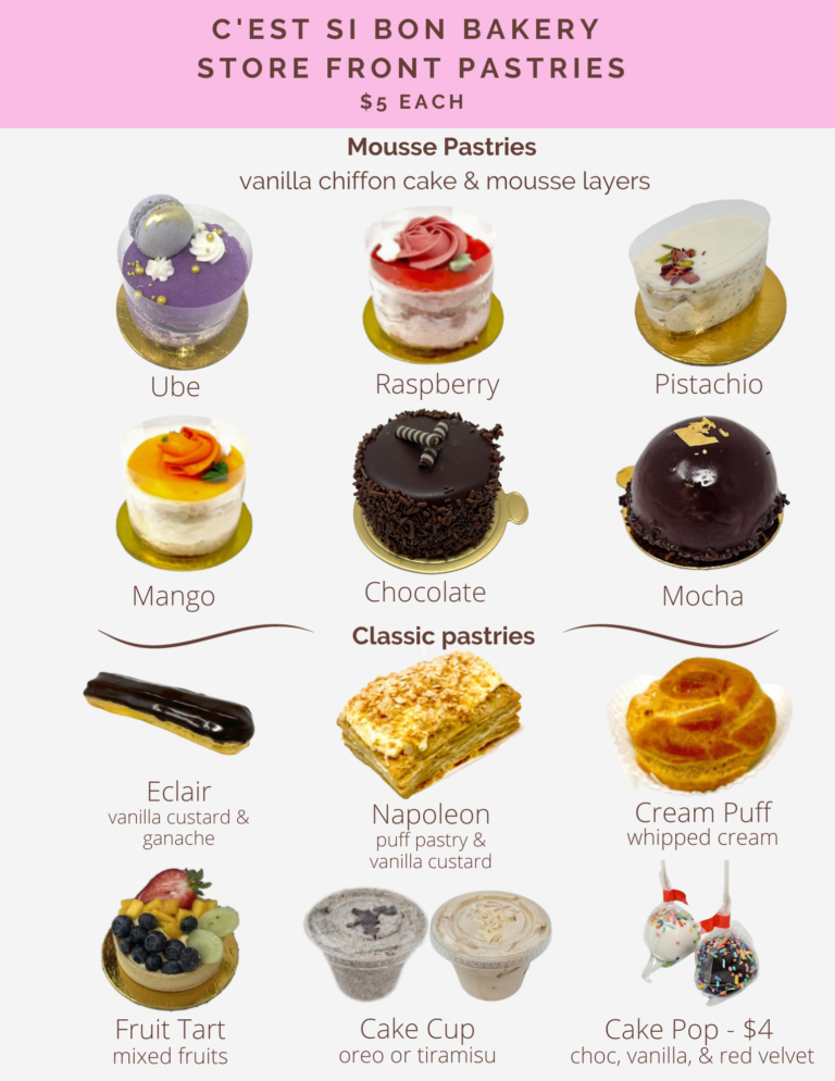 Pastries - C'est Si Bon Bakery